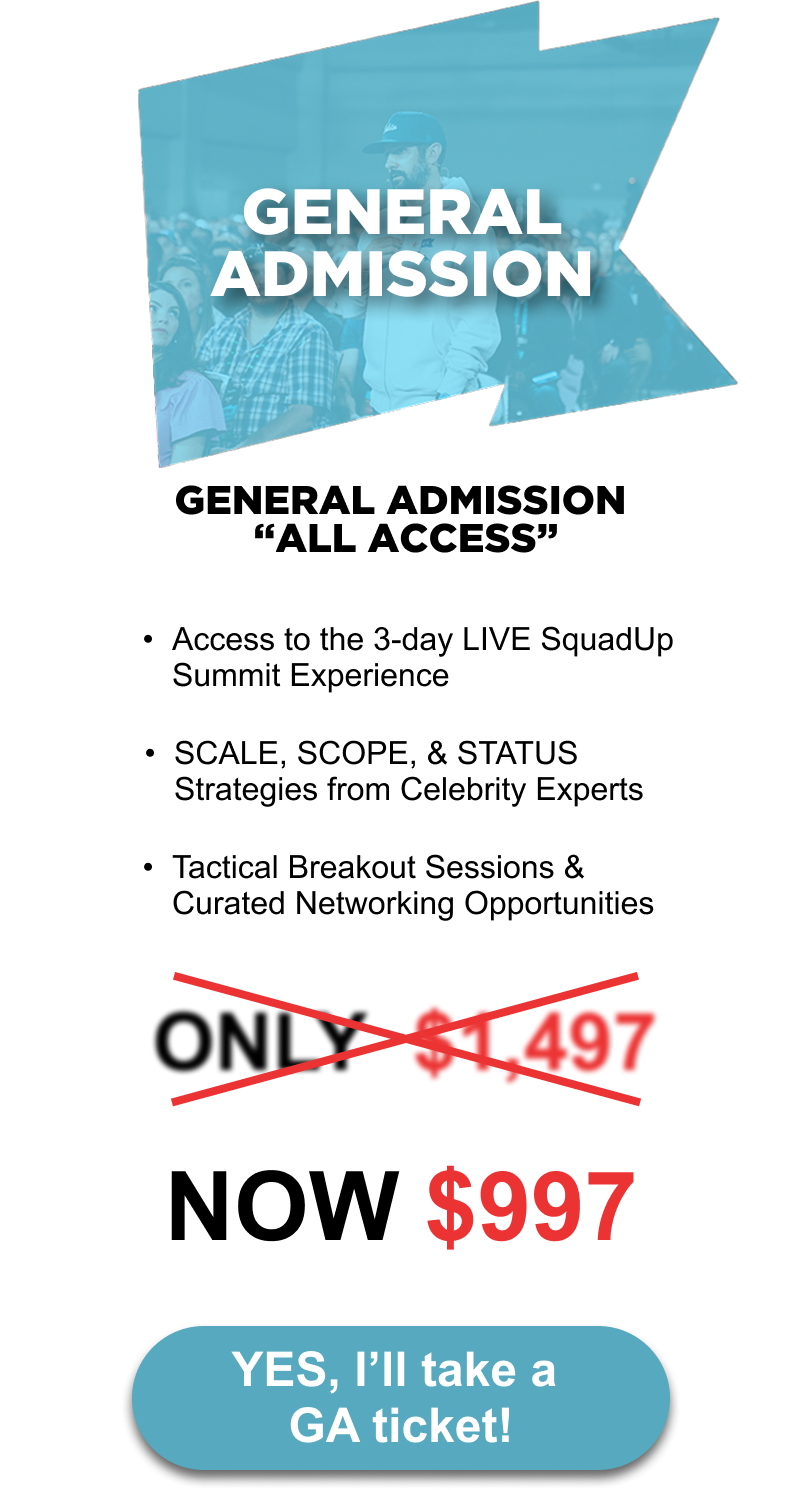 Pace Affiliate QR Code Pricing - SquadUp Summit